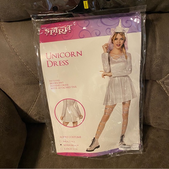 Spirit | Other | Spirit Silver Unicorn Dress Costume | Poshmark